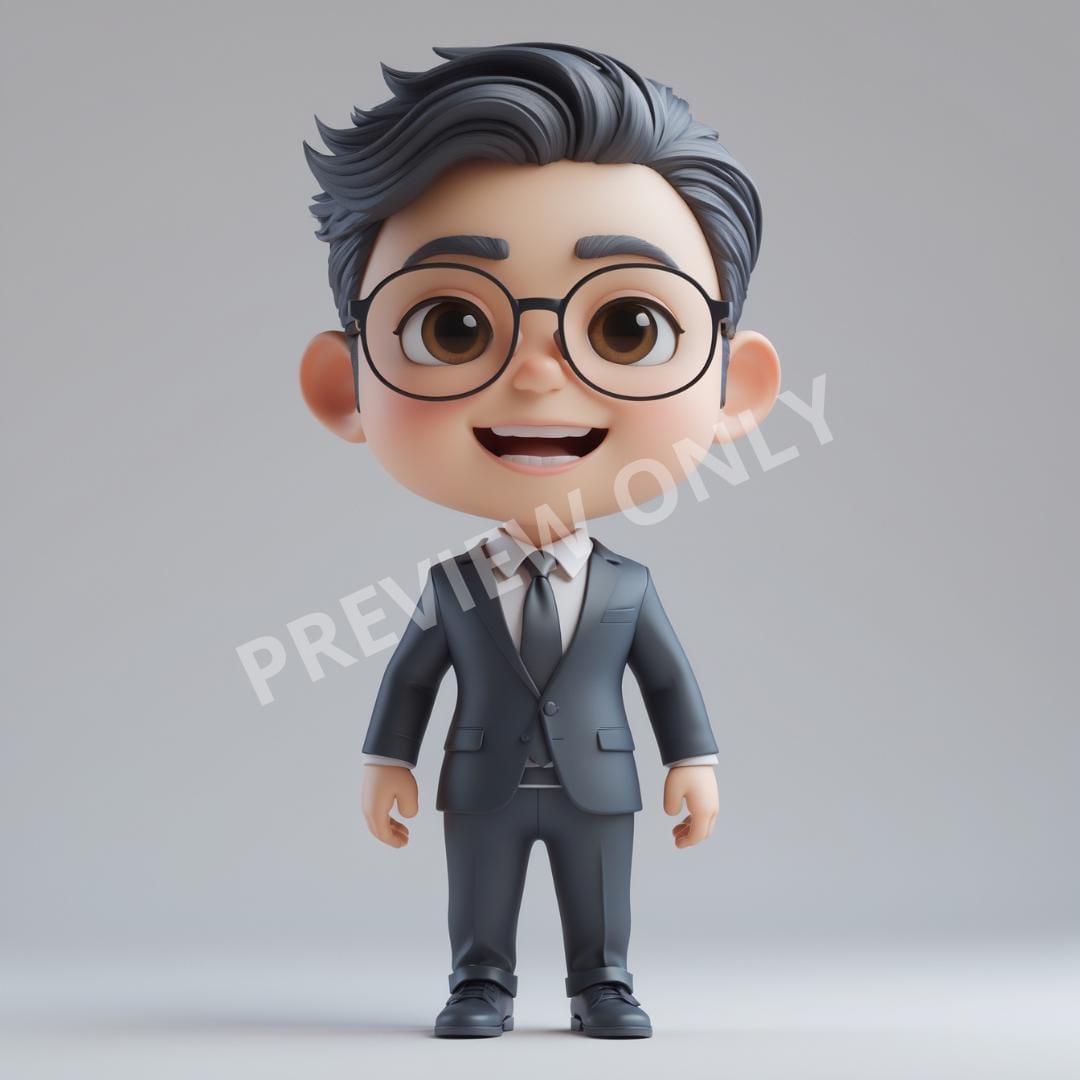 Chibi Avatar | Professional Profile Picture | Linkedin Digital Portrait ...