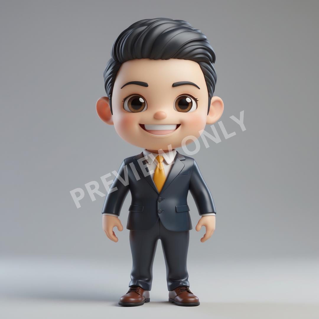 Chibi Avatar | Professional Profile Picture | Linkedin Digital Portrait ...