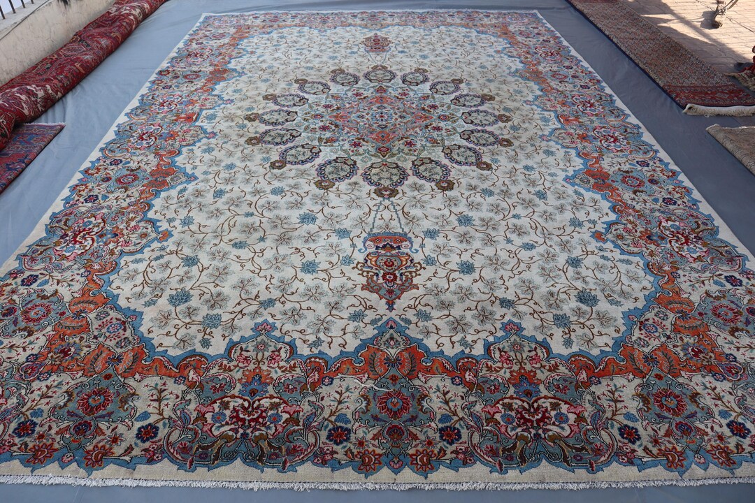 1940s Kurdish Rug: Handwoven Wool Tribal Carpet, Bohemian Decor ...