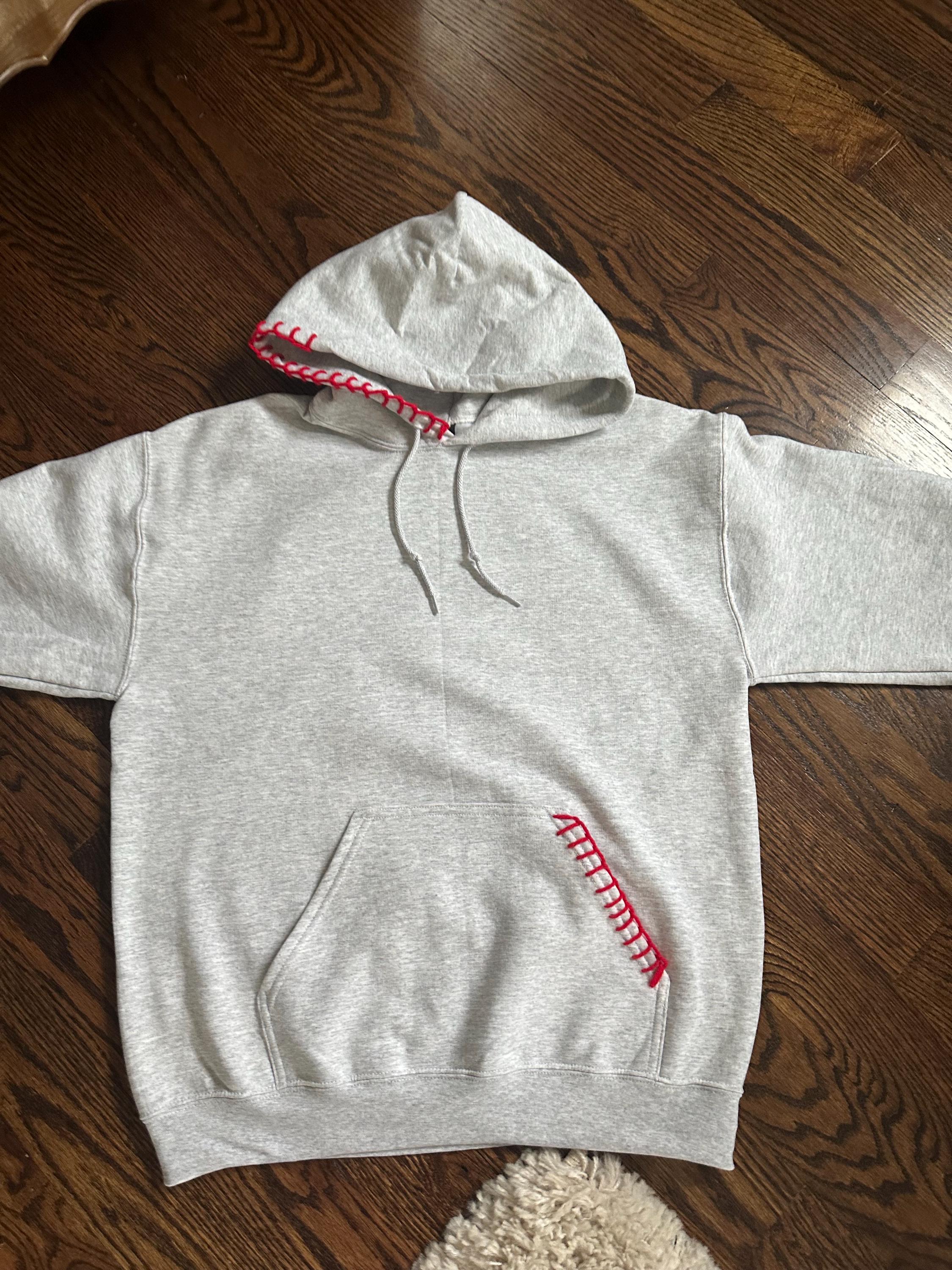 Hand Sewn Number Hoodies - Etsy