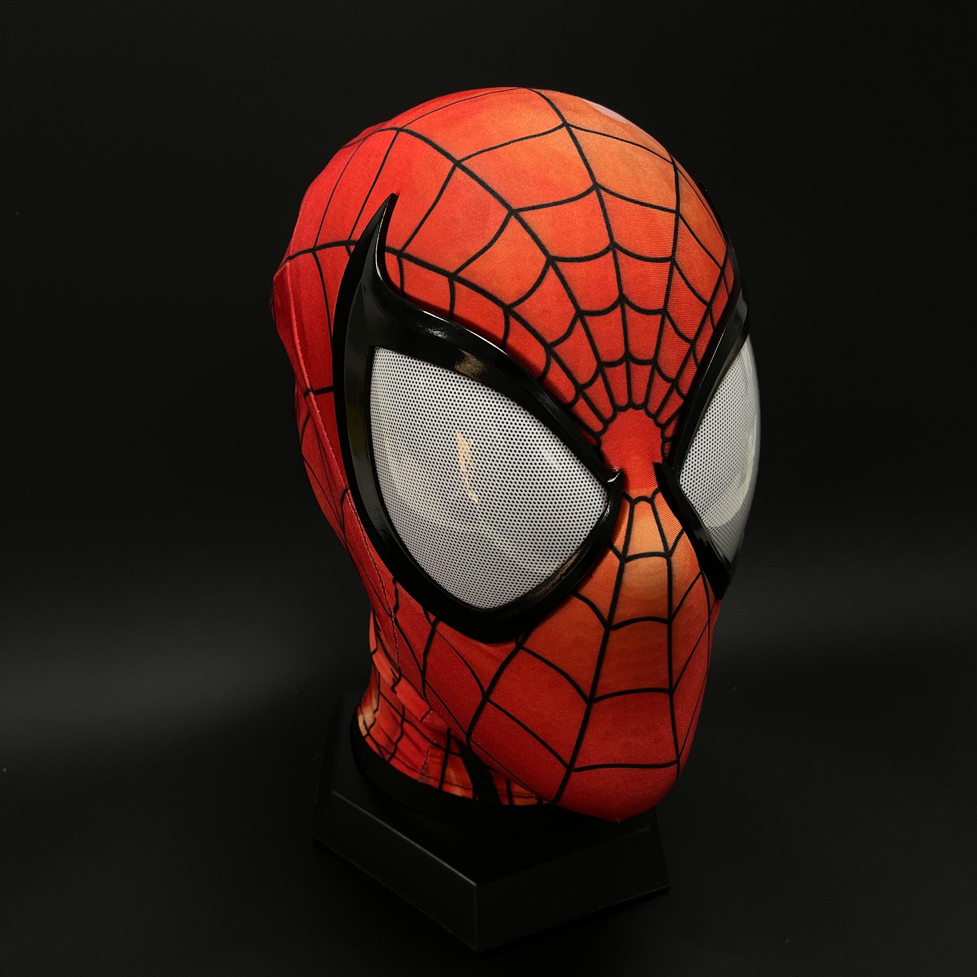 Spider-man Mask Cosplay Mask With 3D Printed Face Shell and Magnetic ...