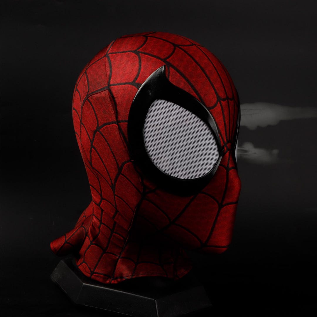 Spider-man, Cosplay Mask With 3D Printed Face Shell and Magnetic Lenses ...