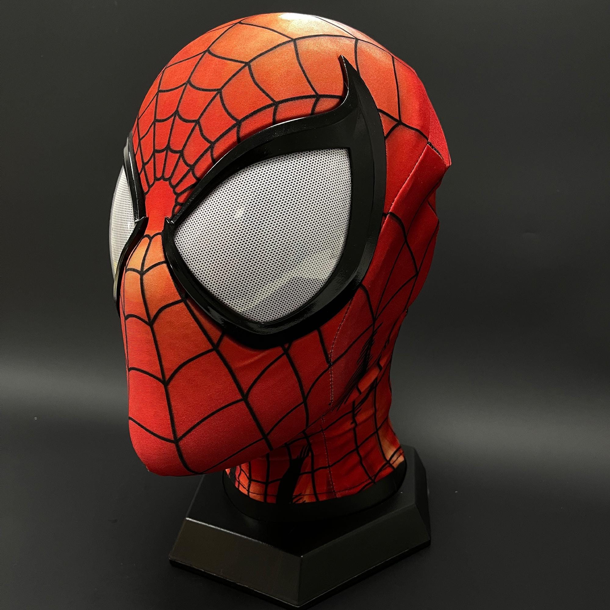Spider-man Mask Cosplay Mask With 3D Printed Face Shell and Magnetic ...