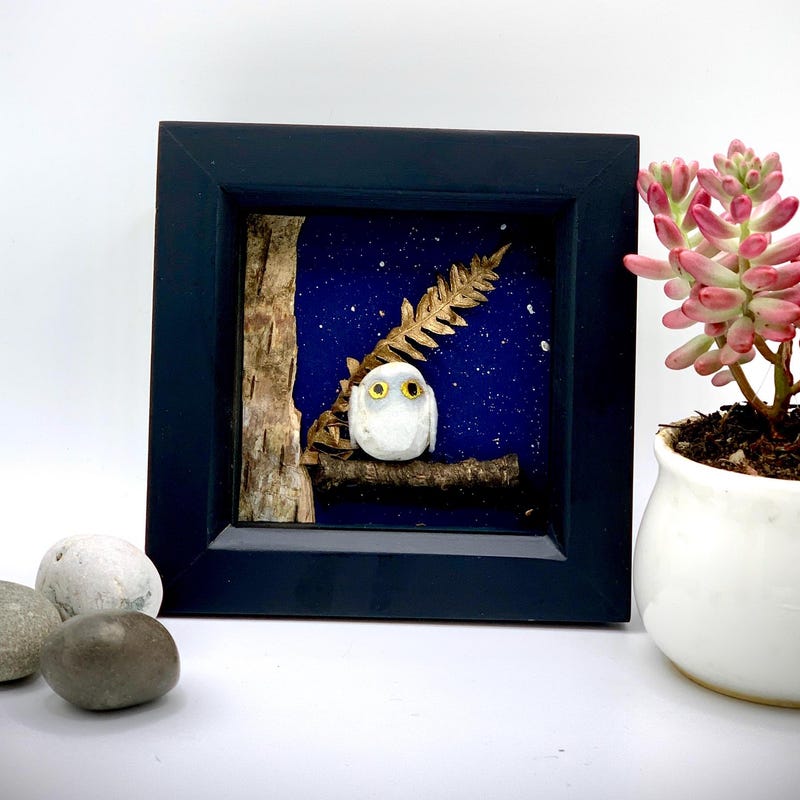 Bird Pebble Art - Etsy