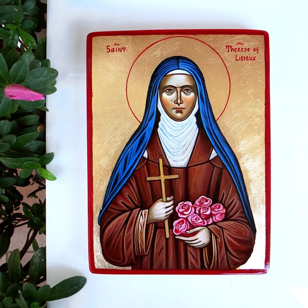 St. Therese of Lisieux Icon - Etsy