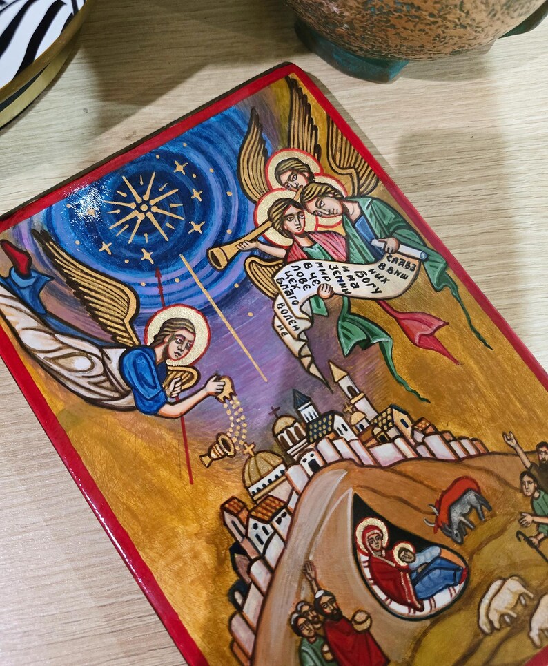 The Nativity, Birth of Jesus Christ Icon, Christmas, Incarnation of ...
