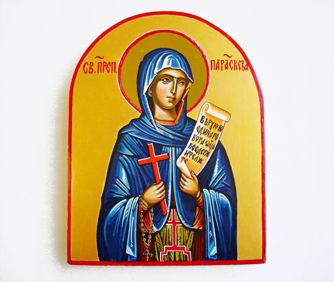 St. Petka - Parasceva - Handpainted Orthodox Icon, MADE TO ORDER - Etsy