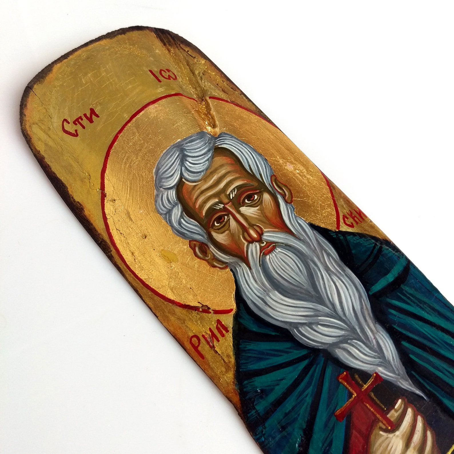 Saint Ivan Rilski St Ioan of Rila Handpainted Icon - Etsy