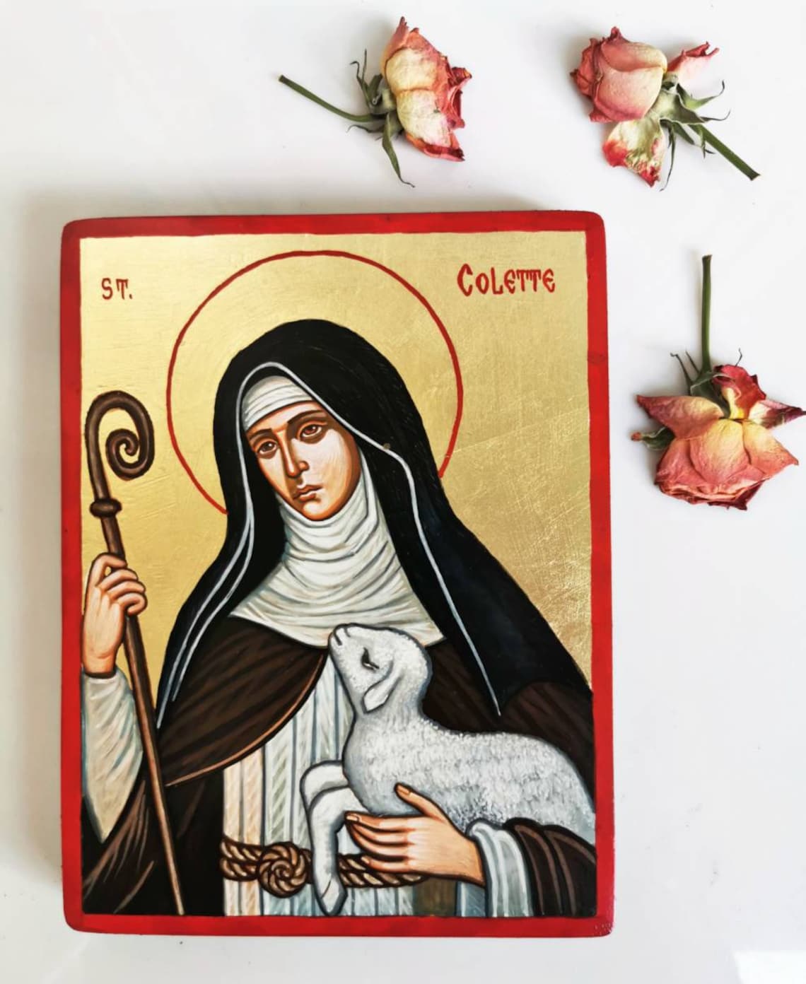 Saint Colette Icon Fertility Prayer Prayer for Conception - Etsy