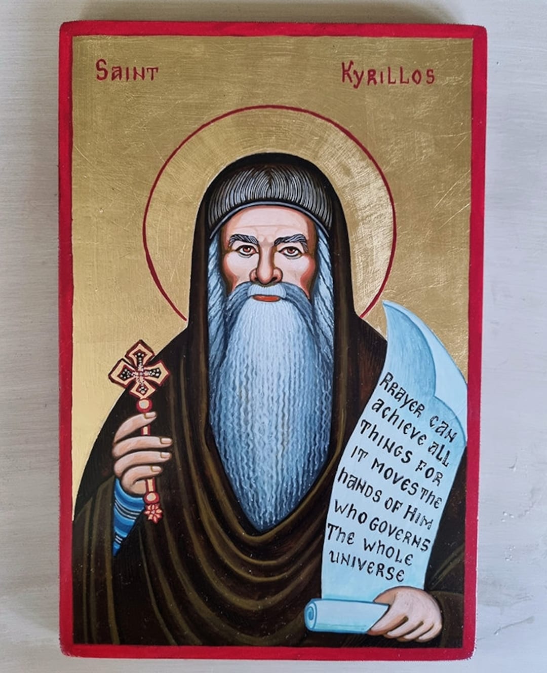 Pope Cyril Kyrillos of Alexandria St Pope Kerellos 8 X 12 - Etsy