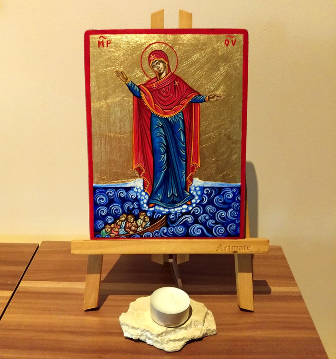 Stella Maris Our Lady Star of the Sea Original Icon 8/10 - Etsy
