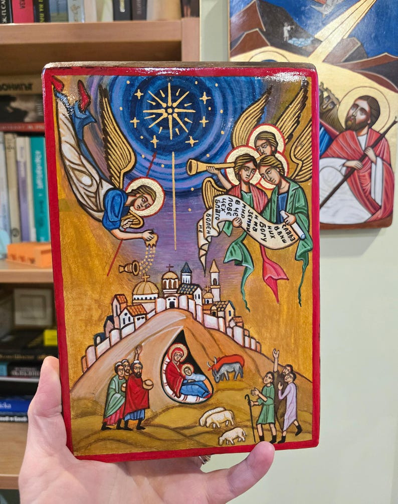 The Nativity, Birth of Jesus Christ Icon, Christmas, Incarnation of ...