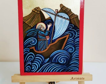 Saint Brendan Icon - Etsy