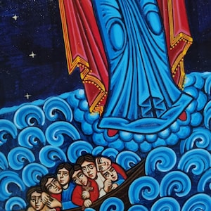 Our Lady Star of the Sea Icon, Stella Maris , Handpainted Original ...