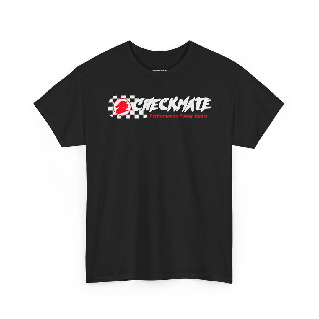 Checkmate Racing Logo Tee | Checkerboard Skate Graphic T-shirt - Etsy