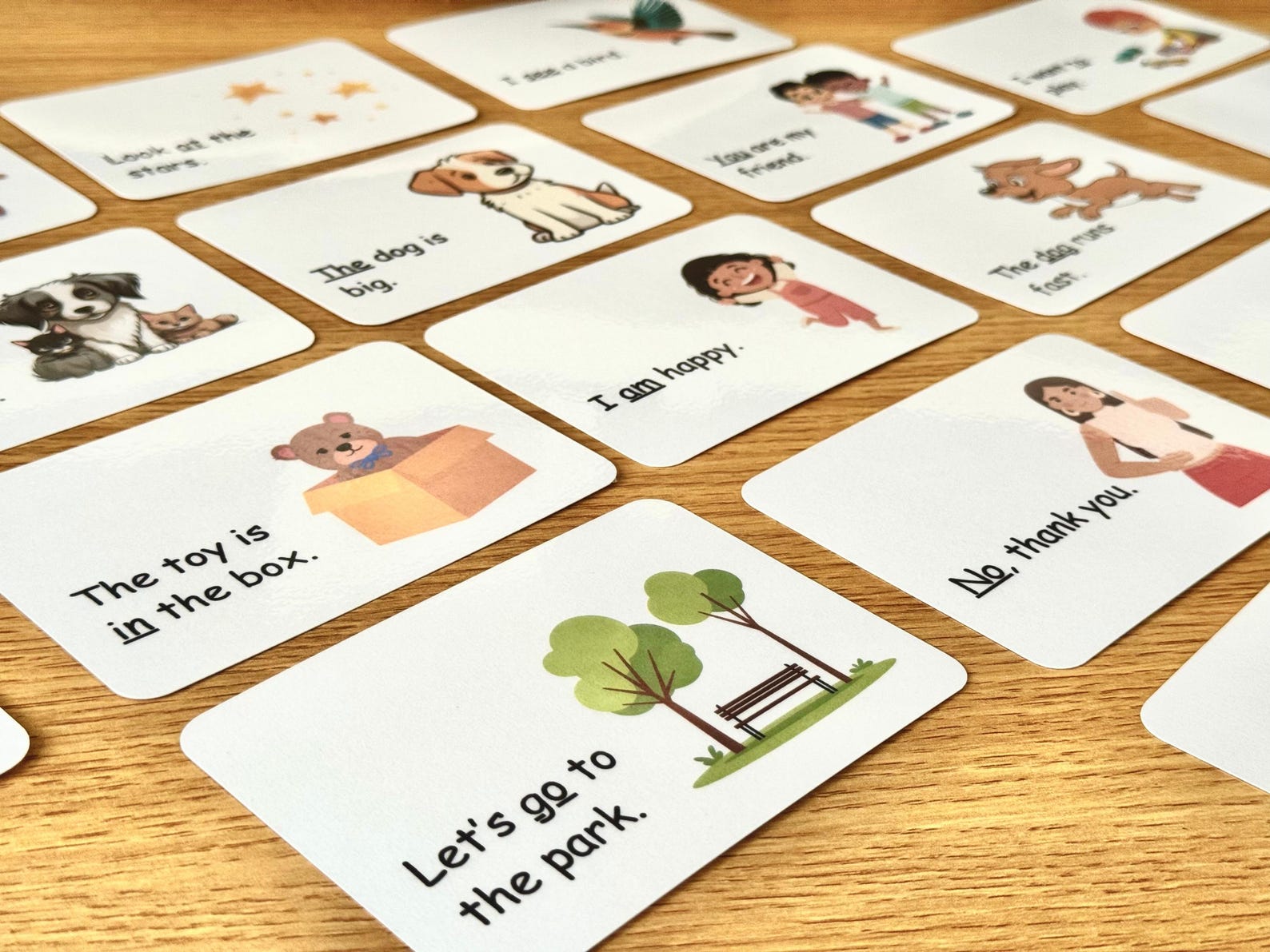 Sight Word Flashcards for Kids – Laminated Double-sided Cards ...