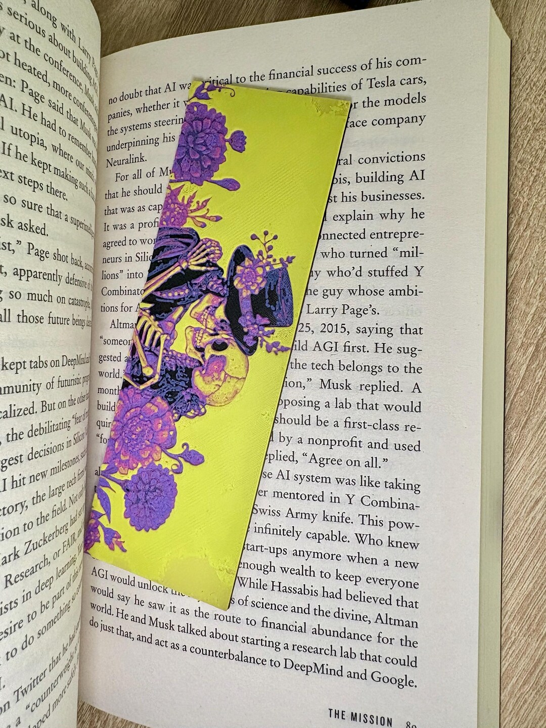 Skull Kiss Bookmark: 3D Printed Gothic Book Lover Accessory - Etsy