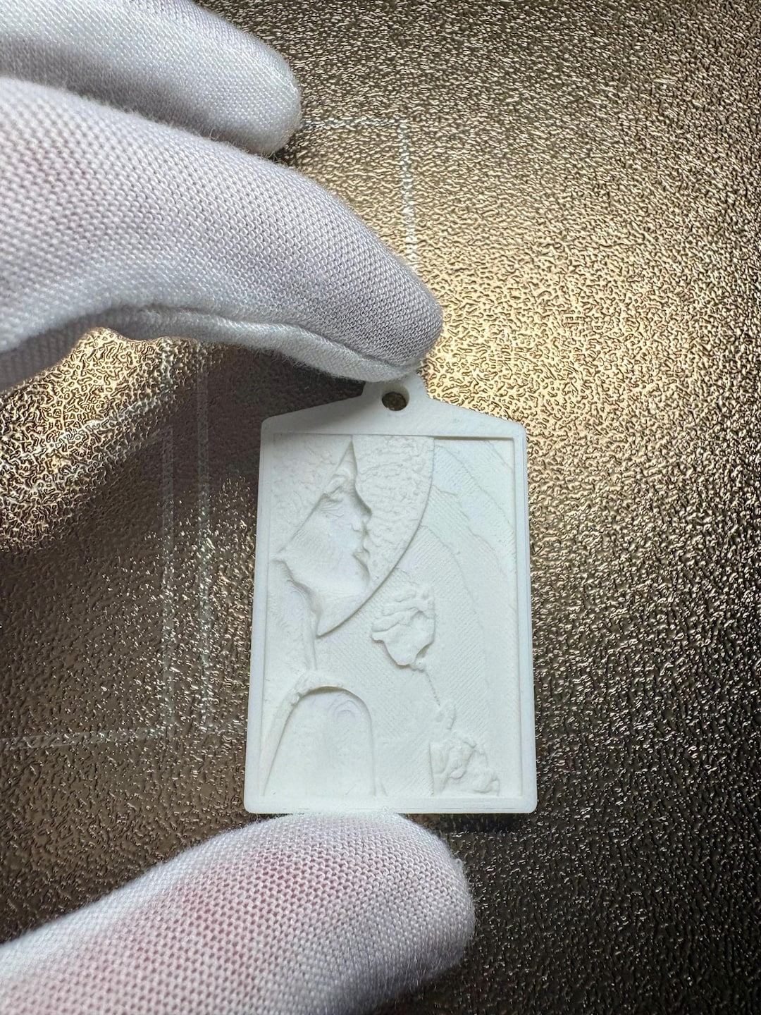 Mini Lithophane Keychain – Custom 3D Photo Keyring for Loved Ones - Etsy