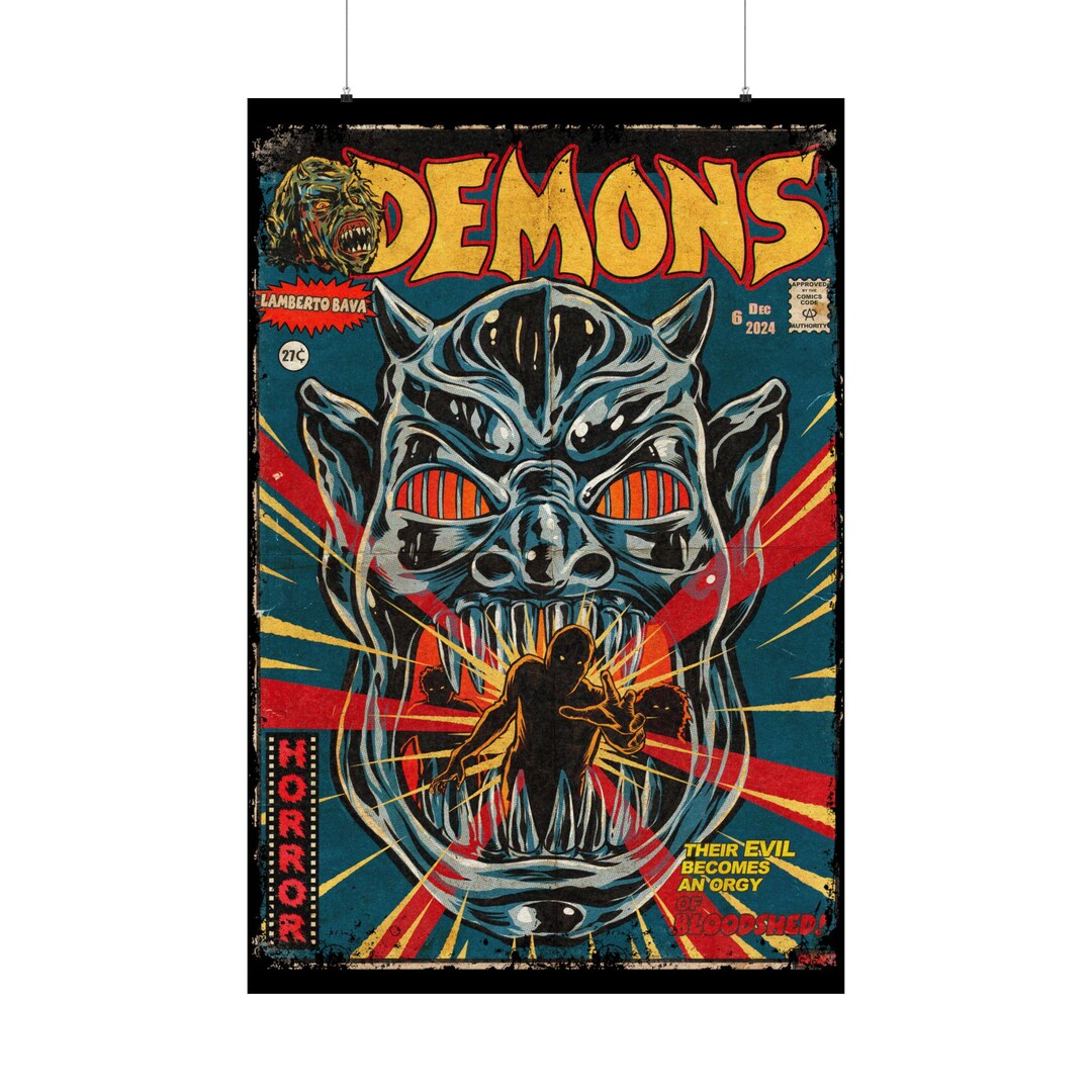 Aesthetic Demons Horror Movies Vintage Premium Graphic Posters - Etsy