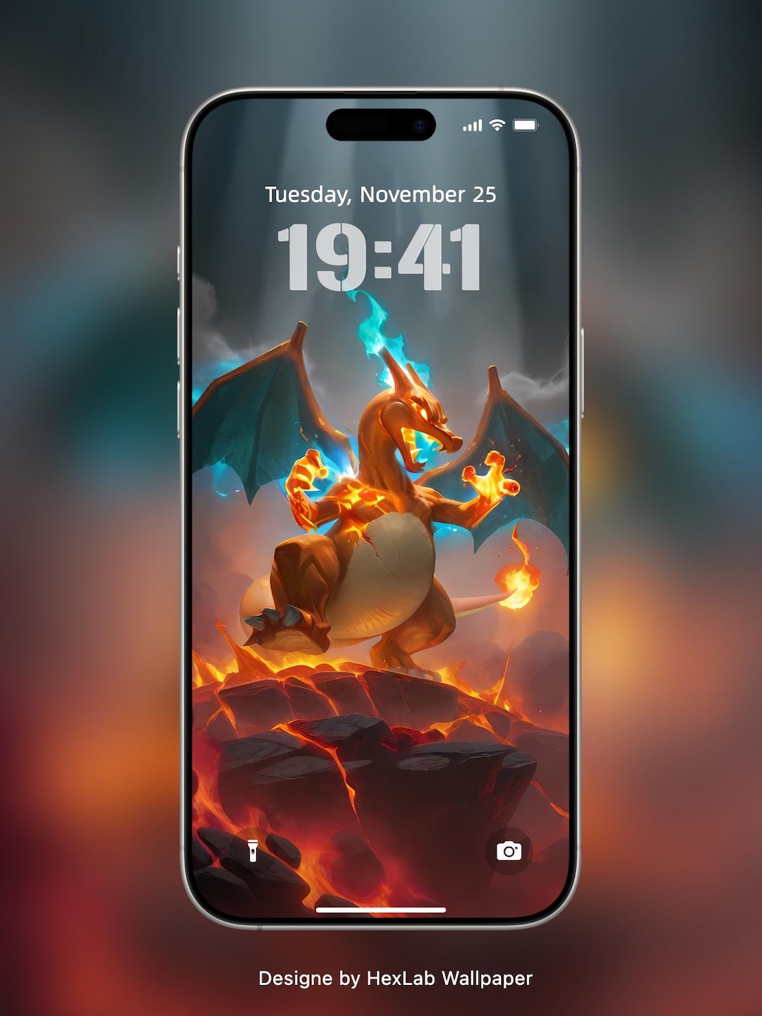 011 - Charizard Inferno Live Wallpaper | Epic Lava Lock Screen iPhone ...
