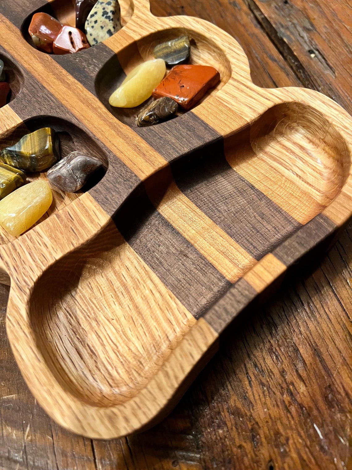 Mancala Board Game Kids Gift Family Cnc Router Handmade Walnut Cherry ...