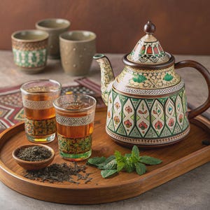 Moroccan Mint Tea Guide | How to Make Atay Maghribi | Traditional ...