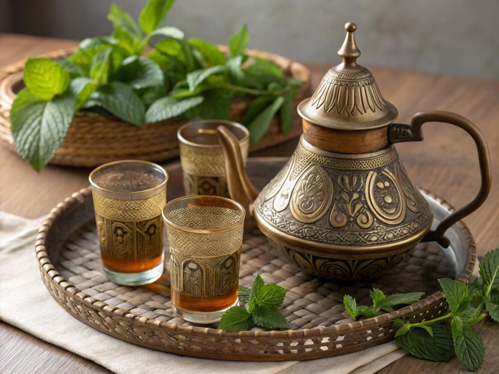 Moroccan Mint Tea Guide | How to Make Atay Maghribi | Traditional ...