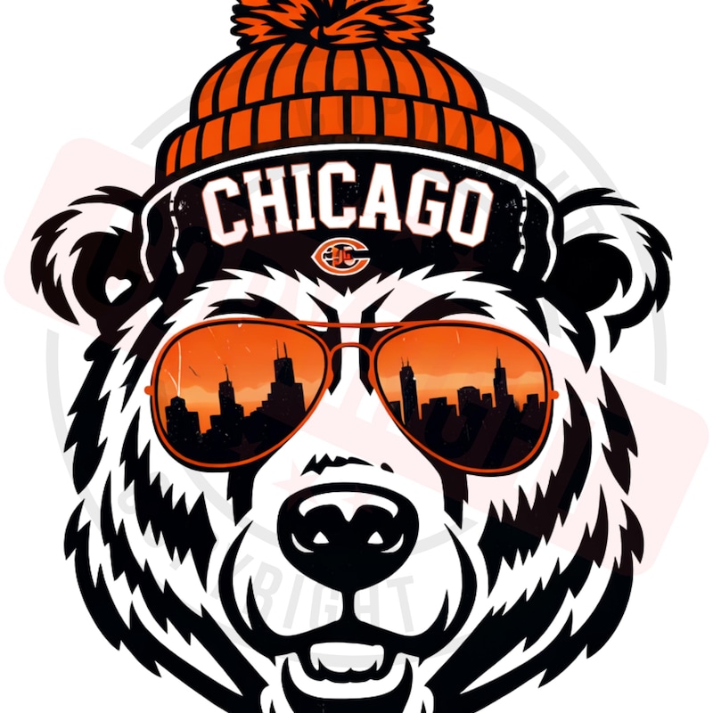 Chicago Bears Black Png - Etsy