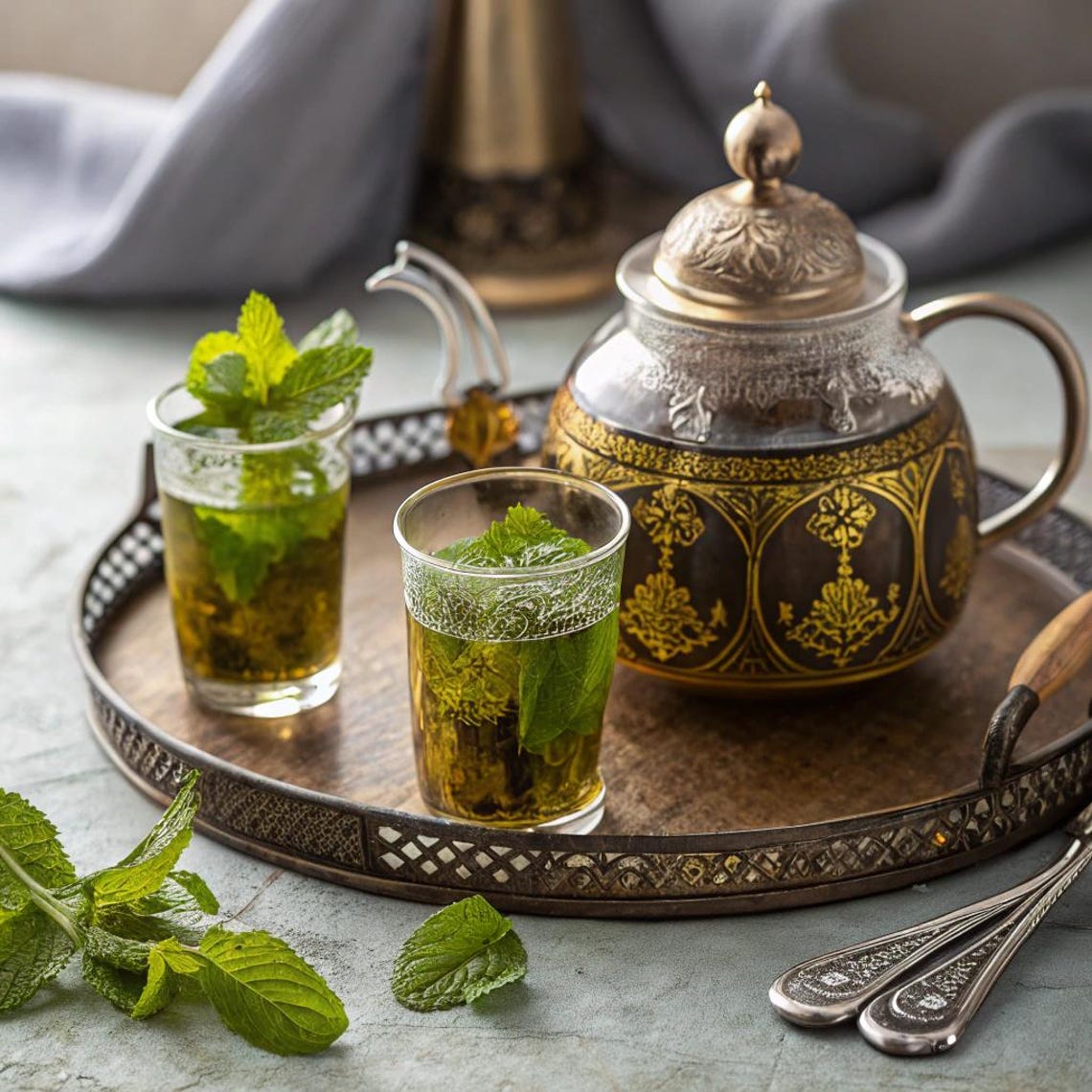 Moroccan Mint Tea Guide | How to Make Atay Maghribi | Traditional ...