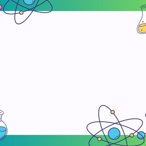 Science Theme Flashcard Template - Etsy