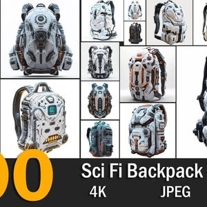 Sci-fi Backpack Collection - 200 Futuristic Images - Etsy