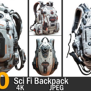 Sci-fi Backpack Collection - 200 Futuristic Images - Etsy