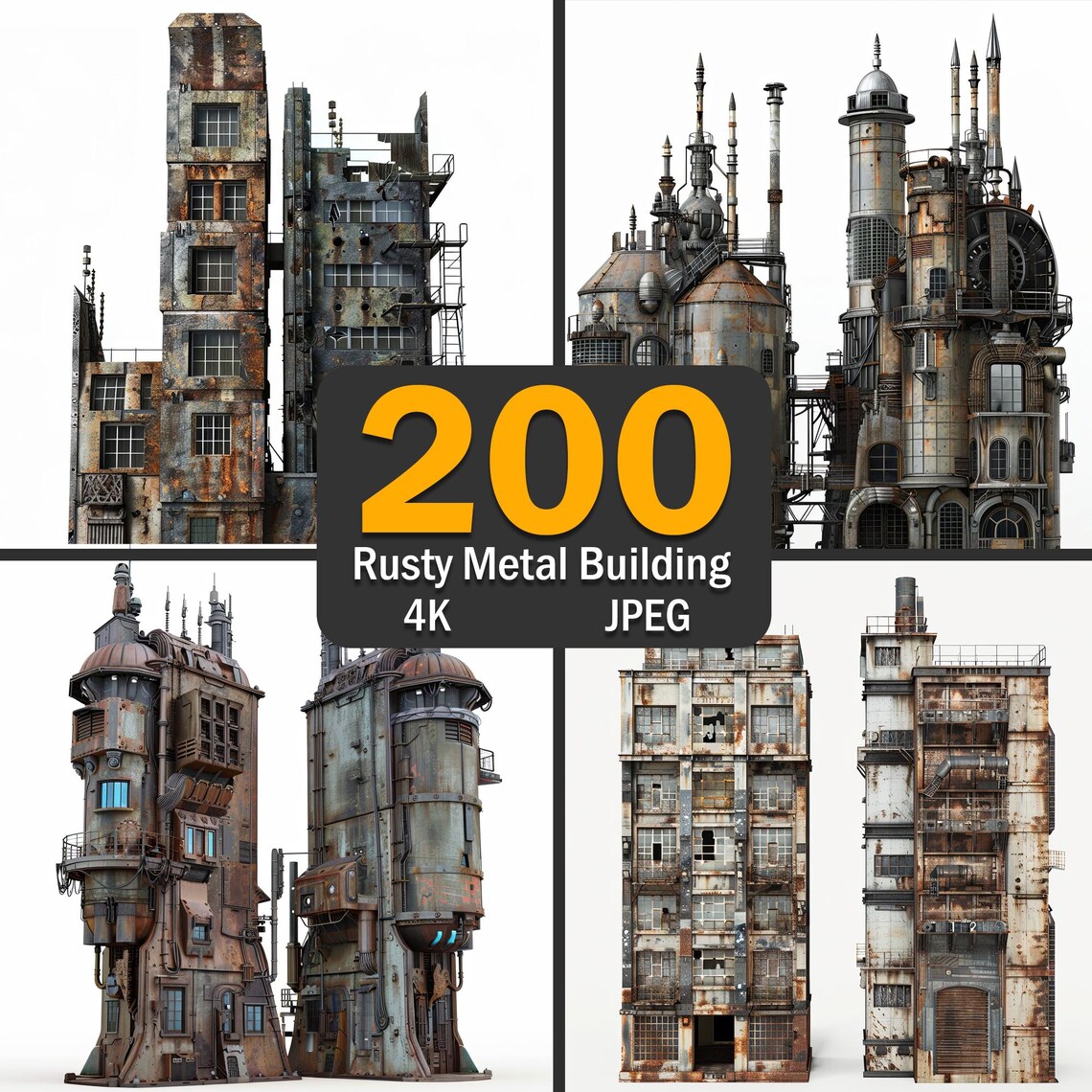 Rusty Metal Building - 200 High-resolution Images - Etsy