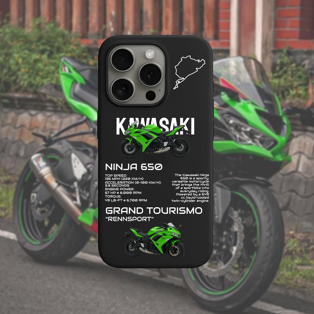 Buy Kawasaki Ninja 650 Phone Case: Motorcycle Fan Gift Online in India ...