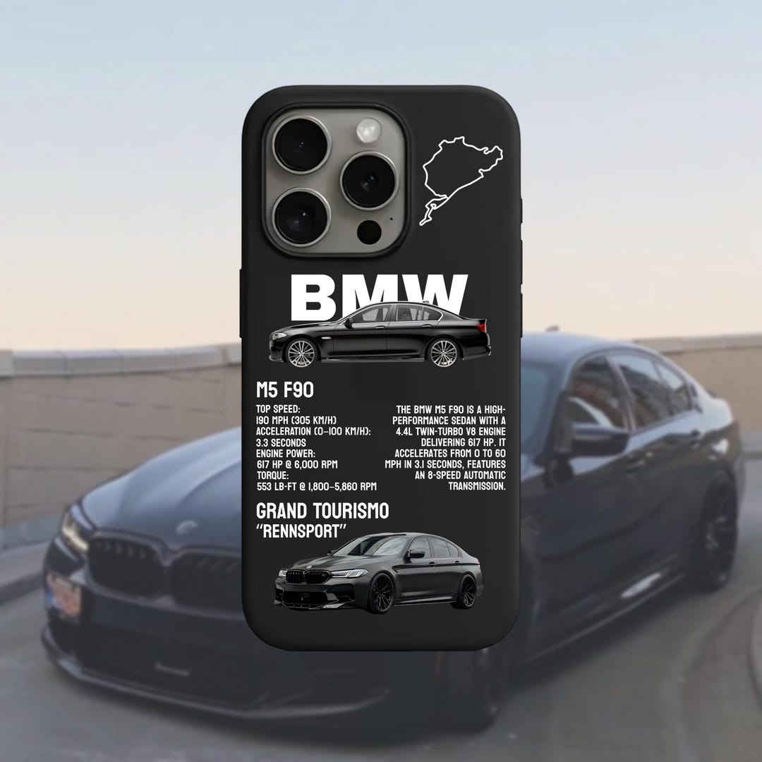 BMW M5 F90 Phone Case. Gift Idea for Him/boyfried. Stylish Phone Case ...