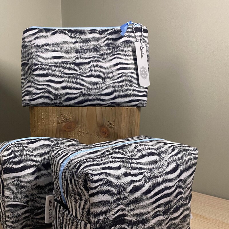 Makeup Bag Case Zebra - Etsy UK