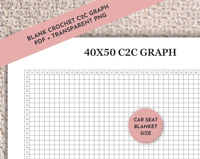 Bookshelf Print Graph + Written Pattern for C2C & Tapestry Crochet ...