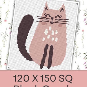 120X150 C2C Blanket Crochet Chart Blank C2C Graph C2C Crochet Pattern ...