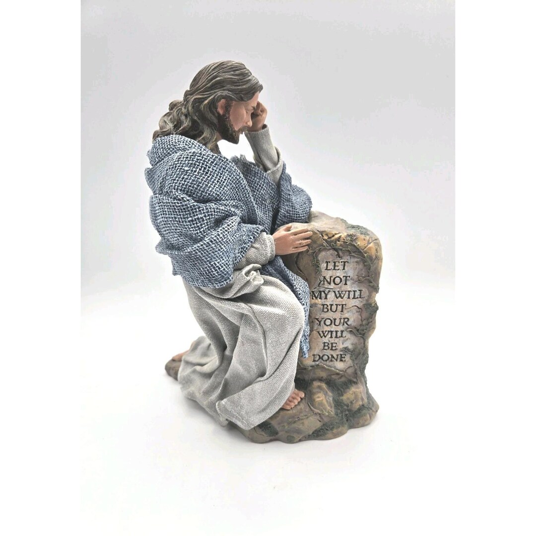 Jesus Figure, Ashton-drake "agony in the Garden" "let Not My Will Be ...