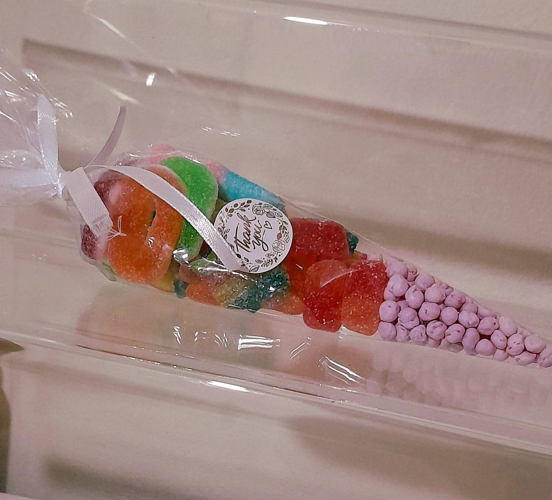 10 Pink Millions Pre- Filled Sweet Cones Children Birthday Party ...