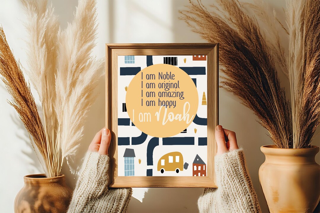 Personalised Car Poem Print | Kids Room Vehicle Wall Art - Etsy