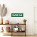 No Riff Raff Hallway Print, Horizontal Panoramic Wall Sign, 16"x5 ...