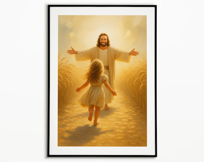 Welcome Home, Christian Art, Jesus With Girl, Jesus Prints, LDS Art ...