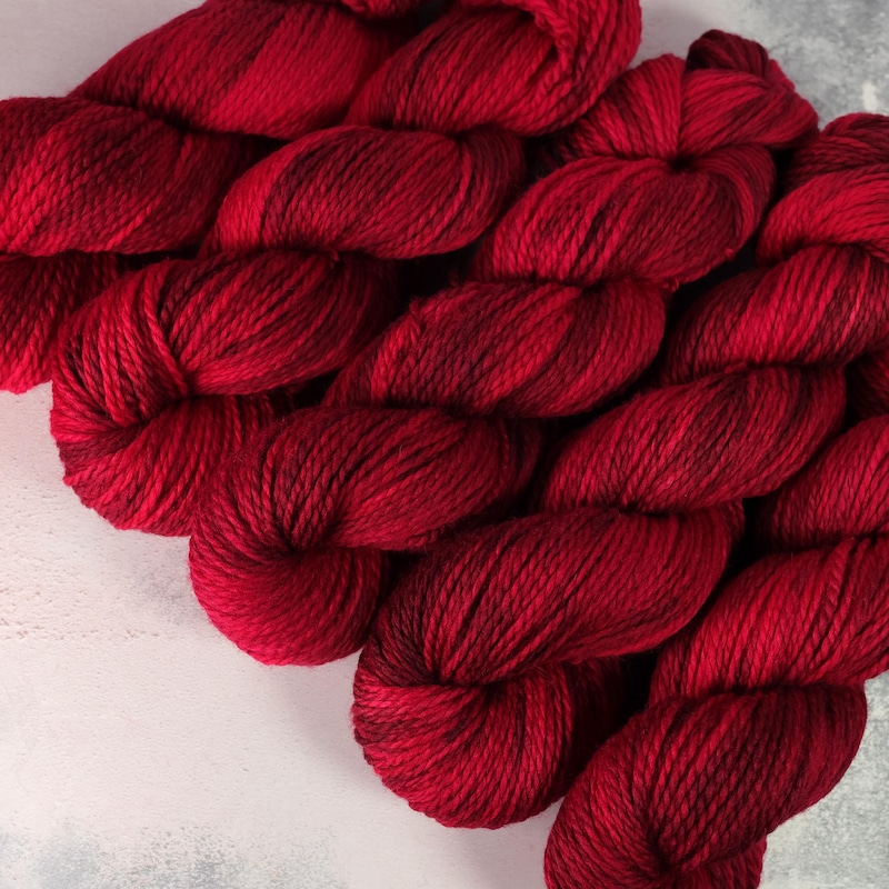 Dark Red Wool - Etsy