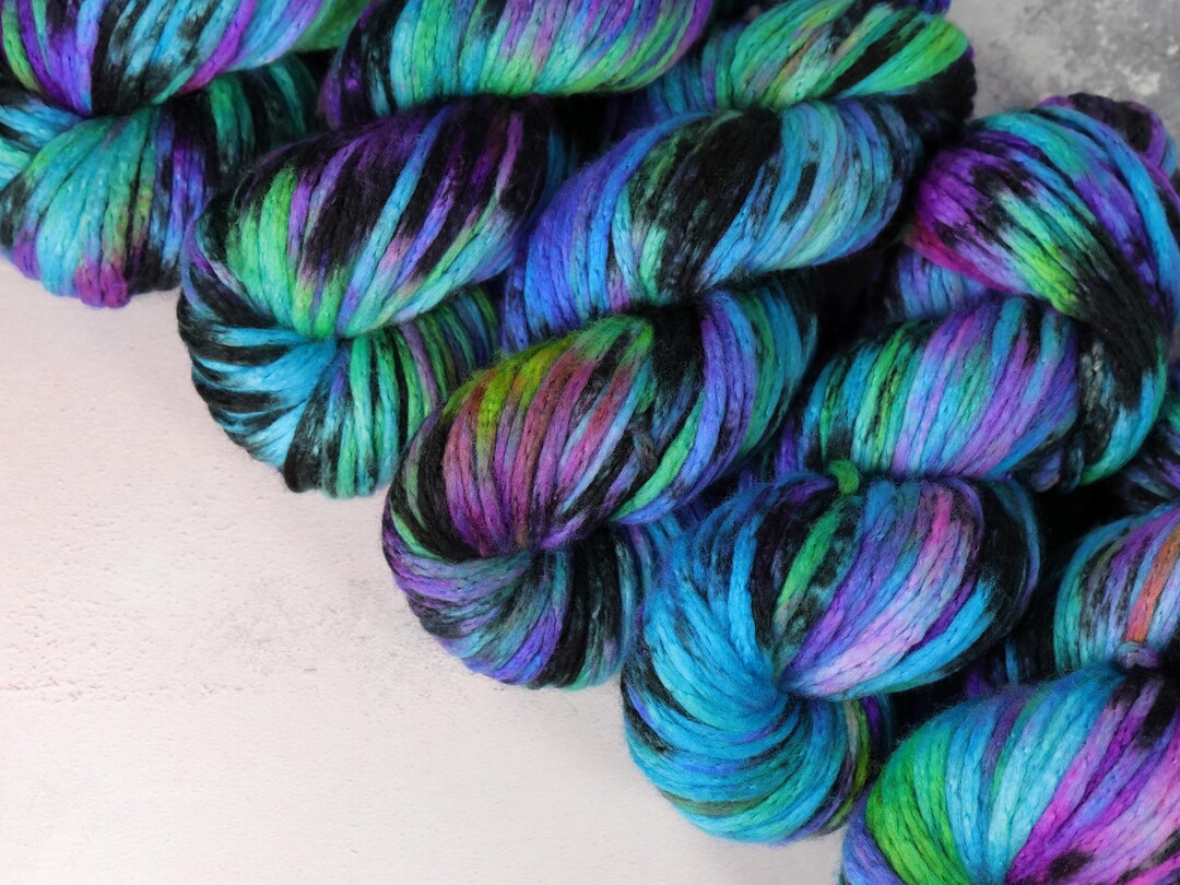 Super Chunky/ Bulky Extra Fine Merino Superwash Wool Chainette Hand ...
