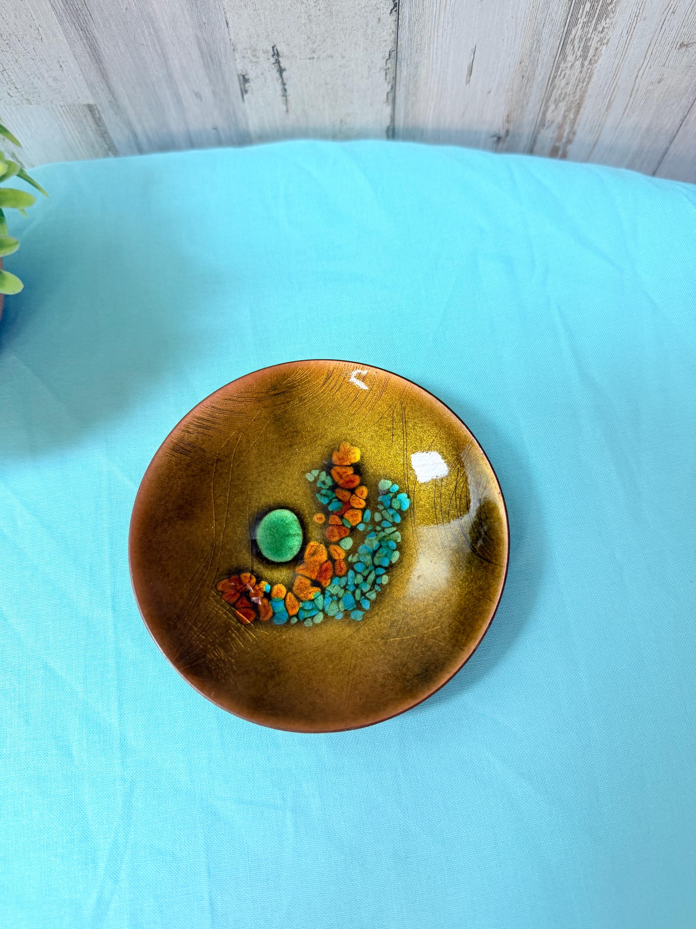 Bovano Enameled Copper Dish - Etsy