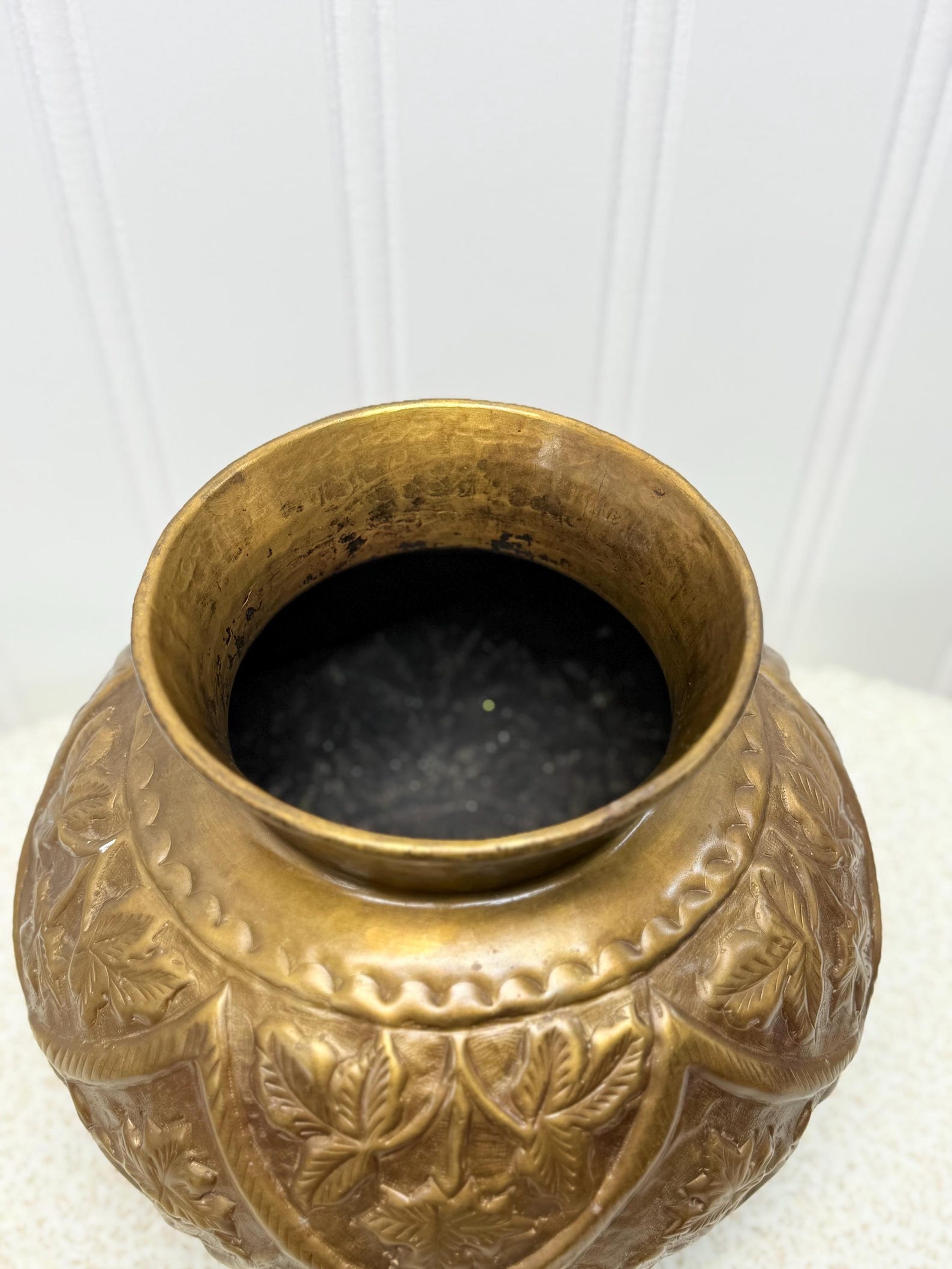 Lacquered Brass India Planter - Etsy