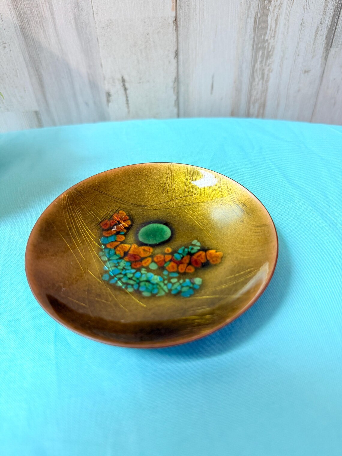 Bovano Enameled Copper Dish - Etsy