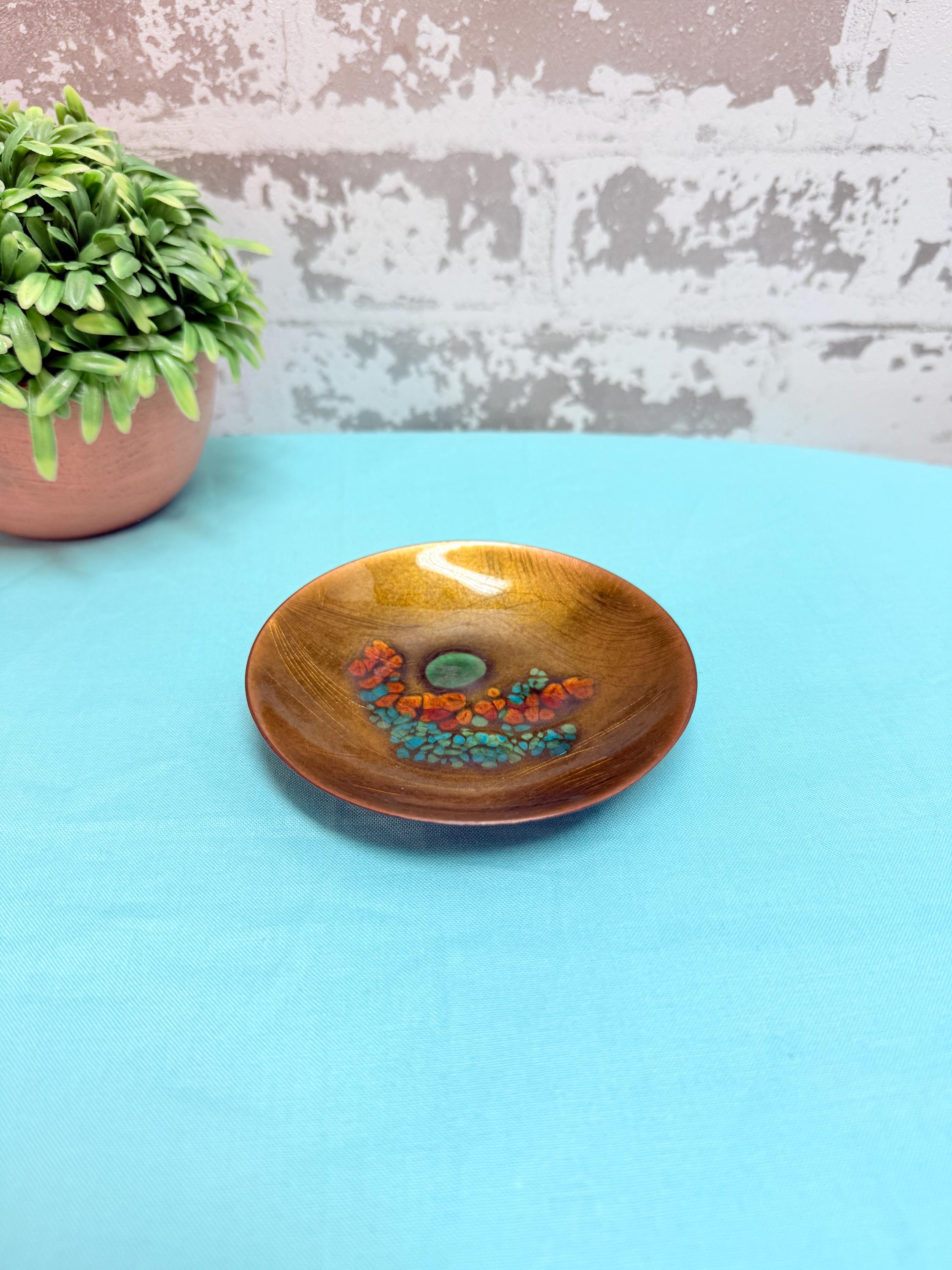 Bovano Enameled Copper Dish - Etsy