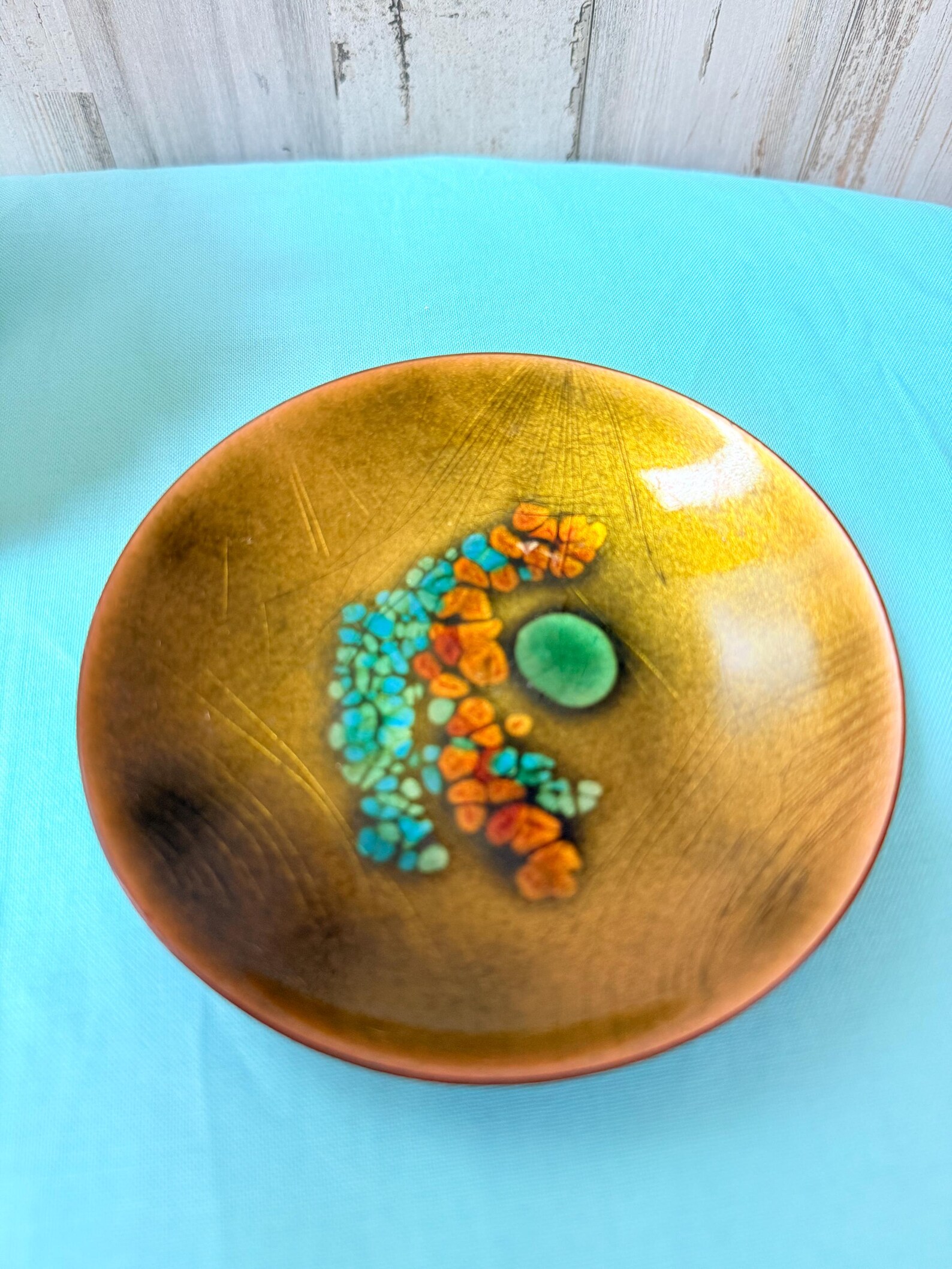 Bovano Enameled Copper Dish - Etsy
